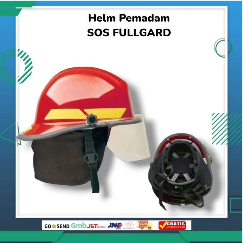 Jual Helm Safety Pemadam SOS Fullgard Original / Helm Safety Pemadam ...