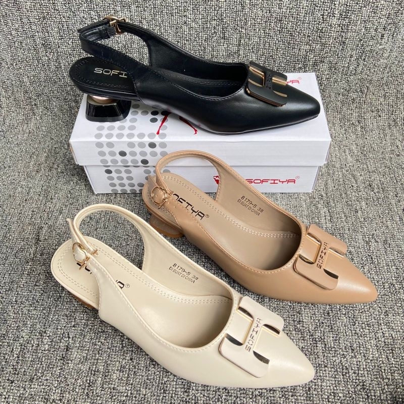 Jual 8179-5 SANDAL CEWE KEKINIAN HEELS EVALIN TINGGI 3CM SOFIYA TERBARU ...