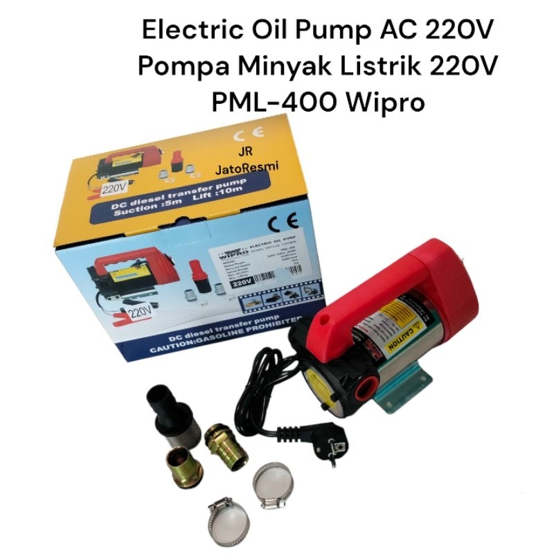 Jual Electric Oil Pump AC 220V Pompa Minyak Listrik AC 220V PML-400 Wipro | Shopee Indonesia