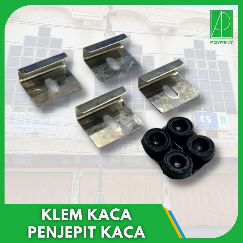 Jual Klem Penjepit Penahan Kaca Cermin Dinding | Shopee Indonesia