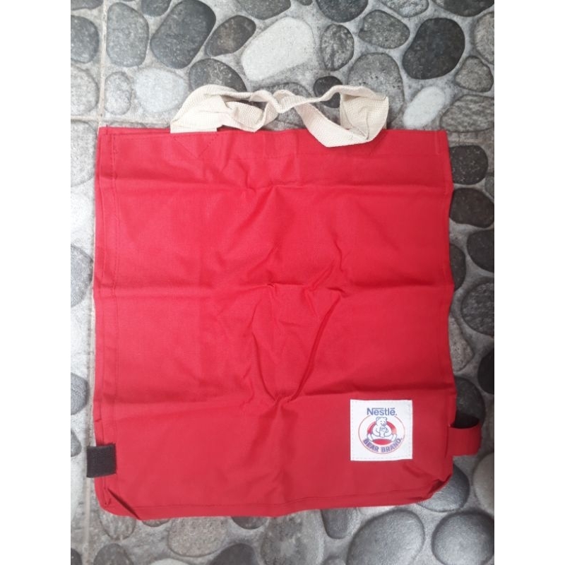 Jual Special Edition!! TAS BELANJA LIPAT /TOTEBAG MERAH | Shopee Indonesia