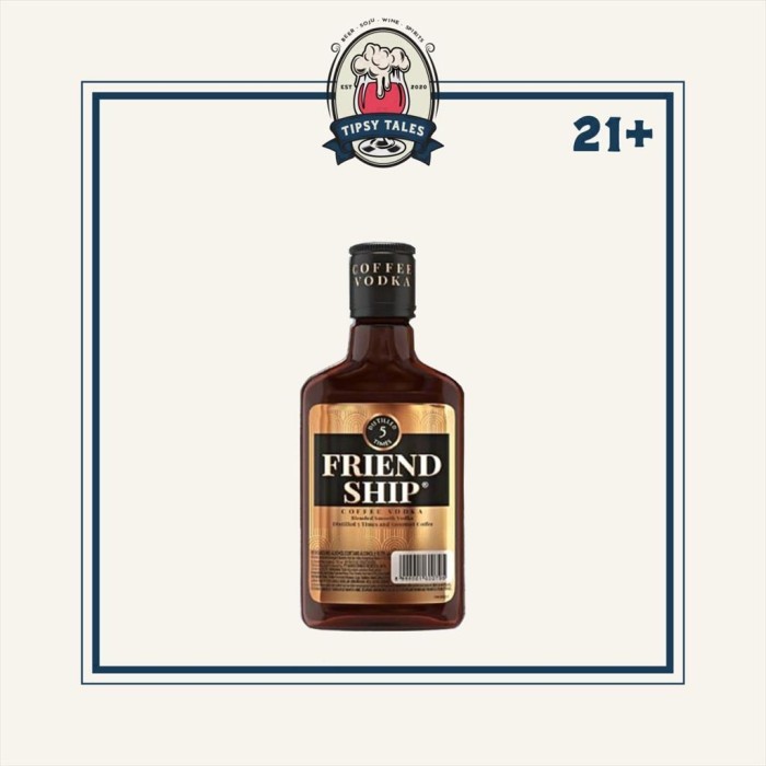 Jual Friendship Coffee Blended Smooth Vodka Rasa Kopi 180ML | Shopee ...