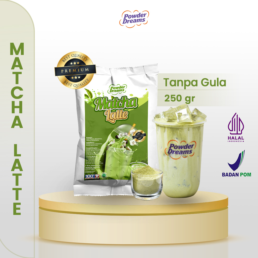 Jual Powder Dreams - Bubuk Minuman Rasa Matcha Latte 250 gr Premium ...