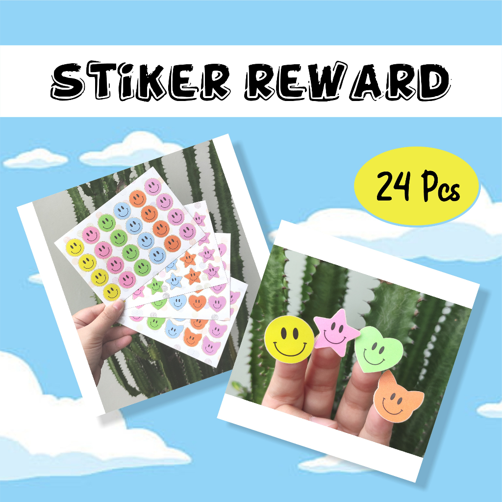 Jual 24 Pcs Reward Sticker Anak / Stiker Hadiah Penghargaan Untuk Murid ...