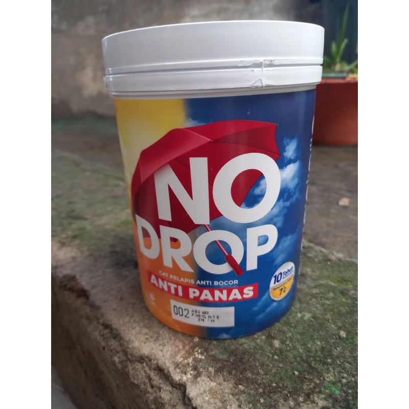 Jual Cat Tembok Eksterior Cat No Drop kemasan 1kg anti bocor anti panas perlindungan 10th ...