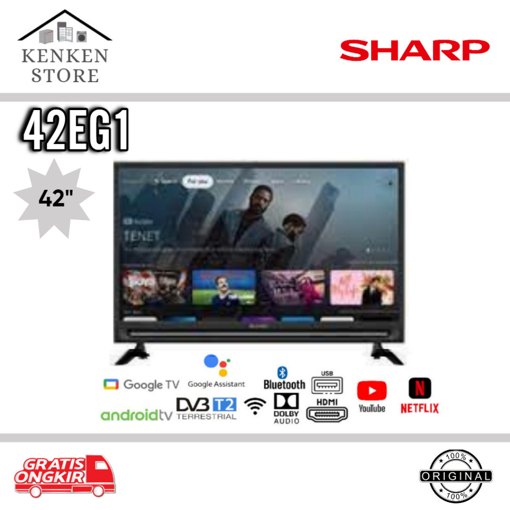 Jual TV LED ANDROID SHARP 42EG1 42INCH | Shopee Indonesia Jual TV LED ANDROID SHARP 42EG1 42INCH | Shopee Indonesia