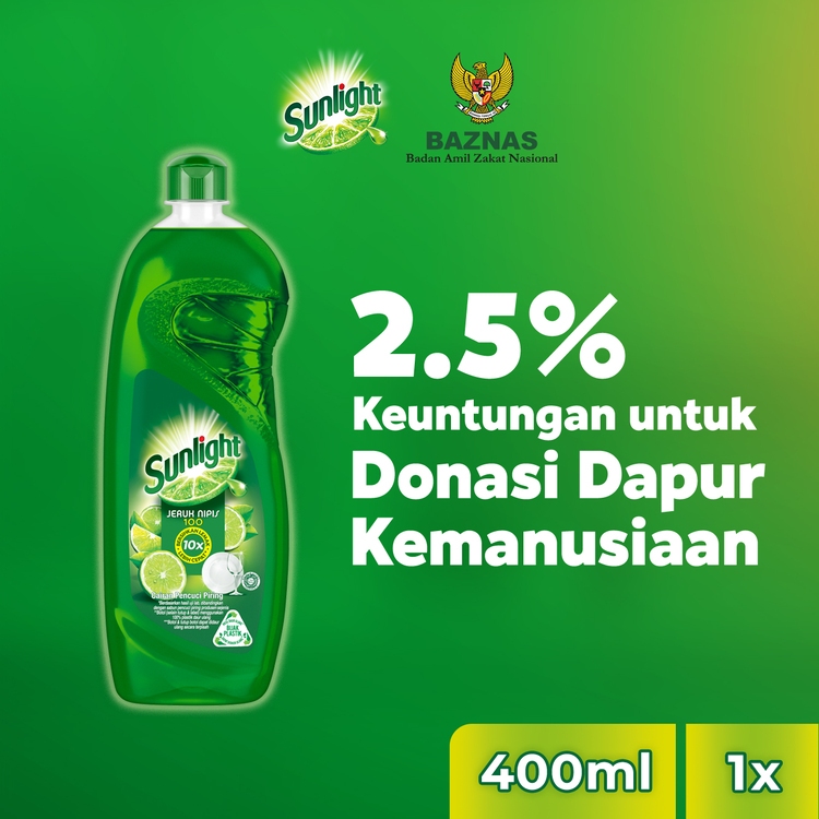 Jual Sunlight Lime Botol 400Ml | Shopee Indonesia