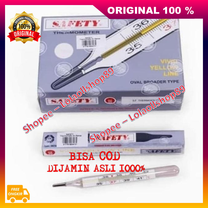 Jual Termometer Air Raksa Alat Mengukur Suhu Tubuh ORIGINAL | Shopee ...