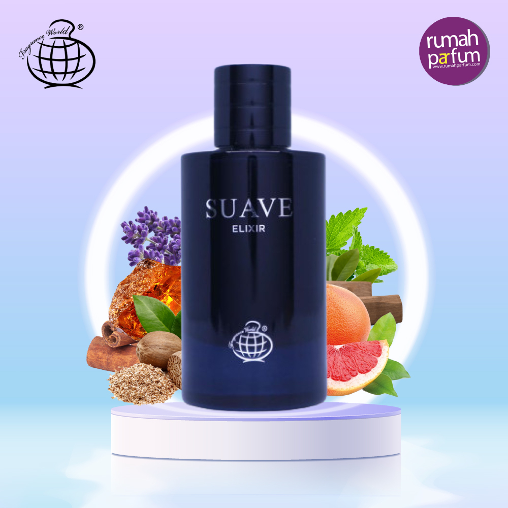 Jual Parfum Pria Fragrance World Suave Elixir Man (80 mL) Perfume Cowok Tahan Lama dan Wangi ...