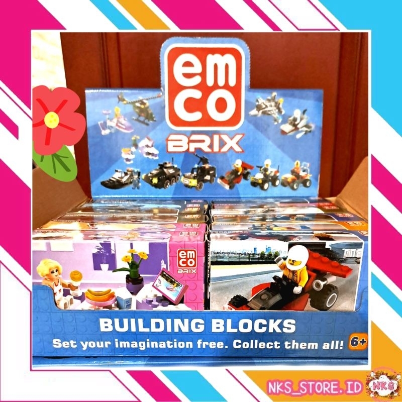 Jual Emco Brix Building blocks - Mainan Balok Lego Bricks Emco Brix ...