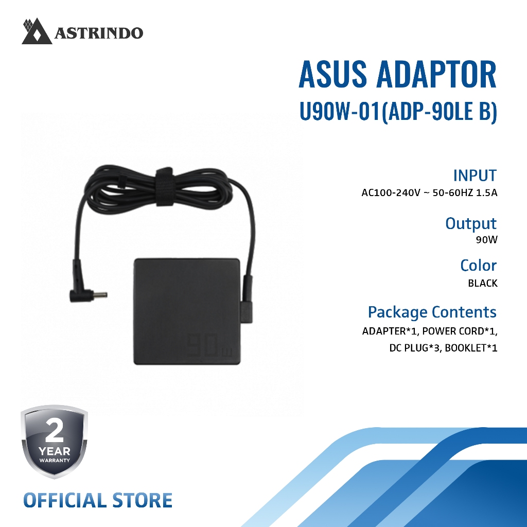 Jual Asus Notebook Adapter ADP-90LE B Adaptor Charger Laptop 90W 240V 1 ...