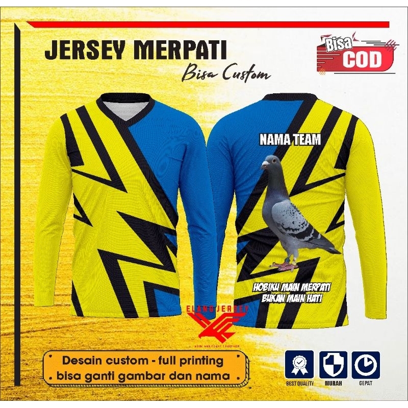 Jual JERSEY MERPATI DESAIN PRINTING CUSTOM | Shopee Indonesia