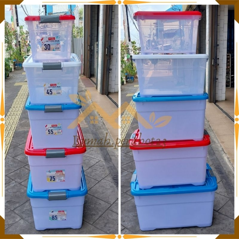 Jual BASIC HOME LION STAR Container Box Roda 30 45 55 75 85 Liter ...