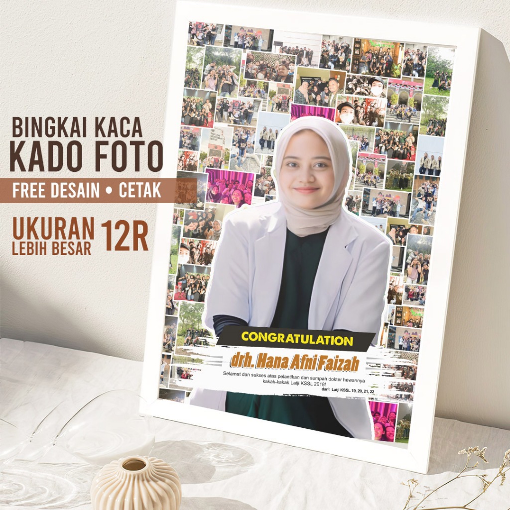 Jual Kado Mozaik Foto Kado Ulang Tahun Hadiah Kado Wisuda Graduation ...