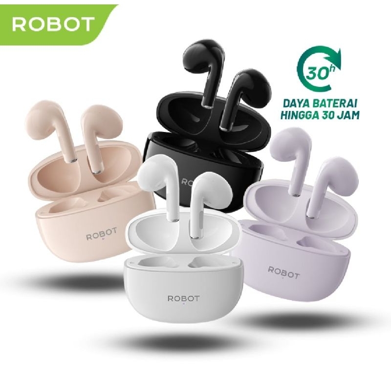 Jual HEADSET BLUETOOTH ROBOT AIRBUD T10S BLUETOOTH 5.3 WATERPROOF IPX4 ...