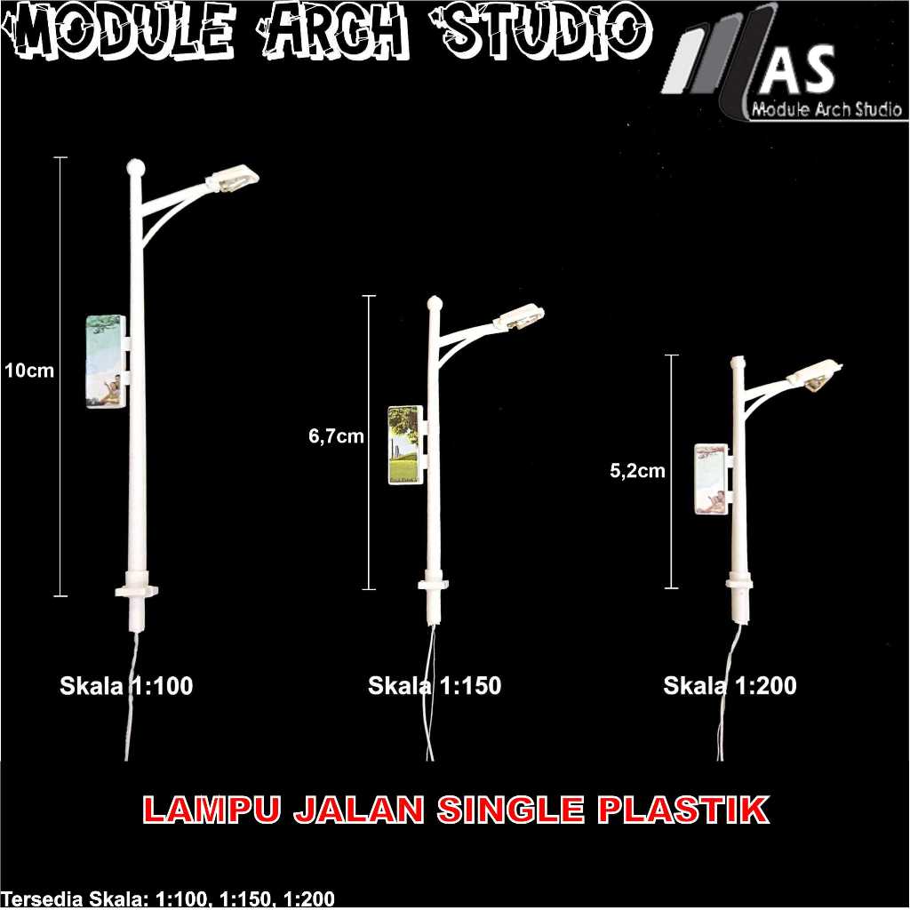 Jual Miniatur Lampu Jalan Nyala + Papan Iklan - Maket PJU | Shopee ...