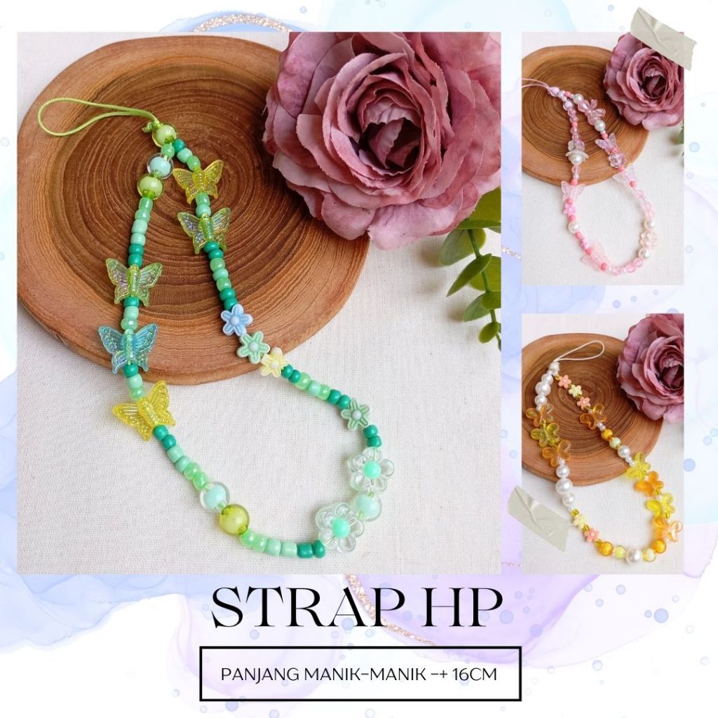 Jual Phone Strap / HP Strap Beads / Gantungan Hp Manik Manik | Shopee ...