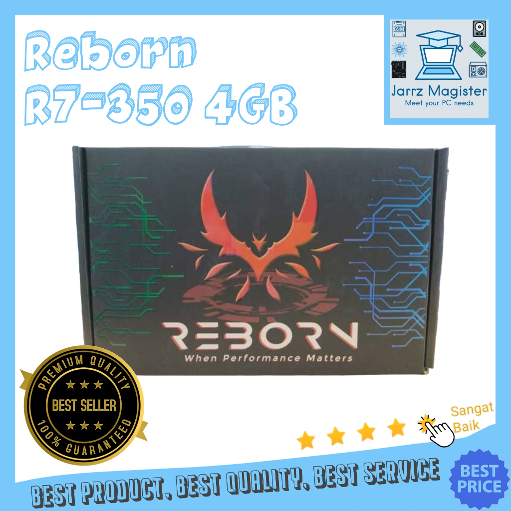 Jual VGA AMD Radeon Reborn R7-350 4GB DDR5 | VGA Card AMD Reborn R7 350 ...