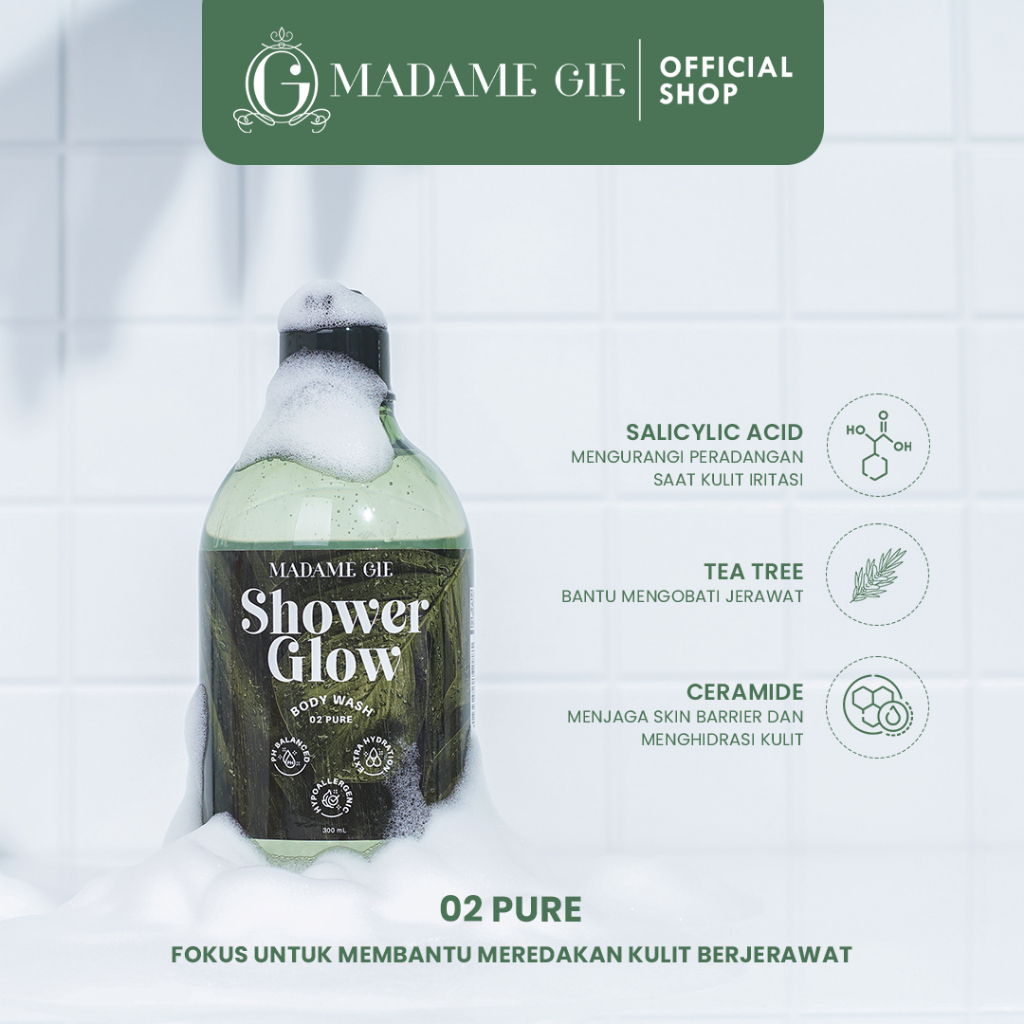 Jual Madame Gie Shower Glow | Hypoallergenic Sabun Mandi | Shopee Indonesia