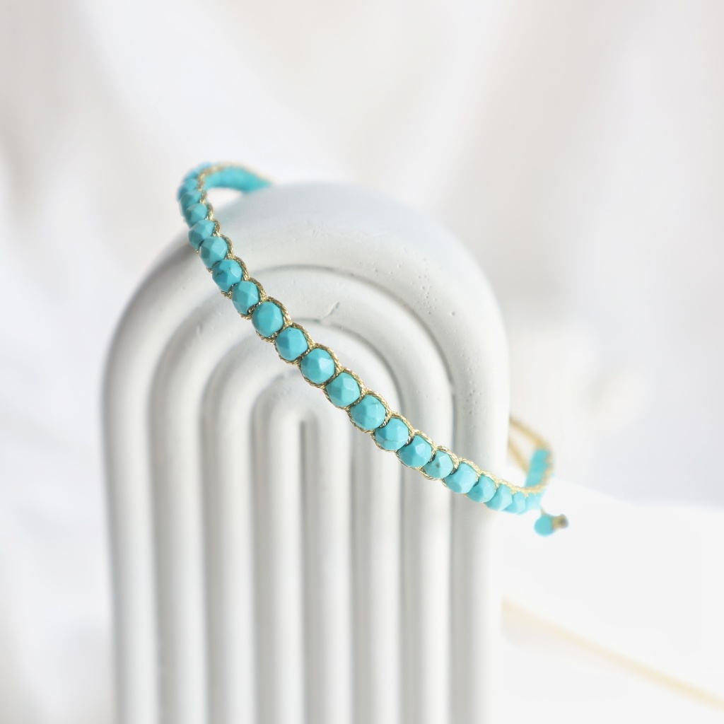 Jual Natural Stone Macrame Bracelet / Gelang Tali / Gelang Makrame ...