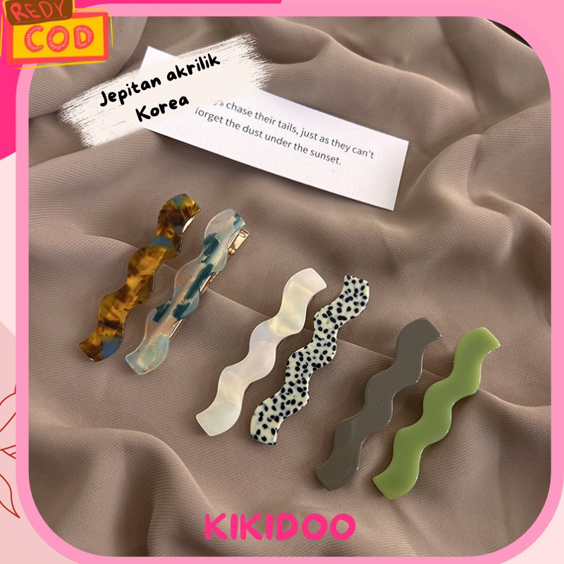 Jual Kikidoo Jepit Akrilik Korea Panjang Glamour Hair Pin Poni JR260 ...