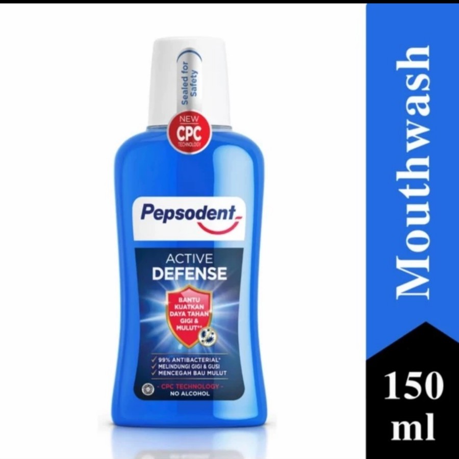 Jual Pepsodent Mouthwash Active Defense Anti Bakteri - Obat Kumur ...