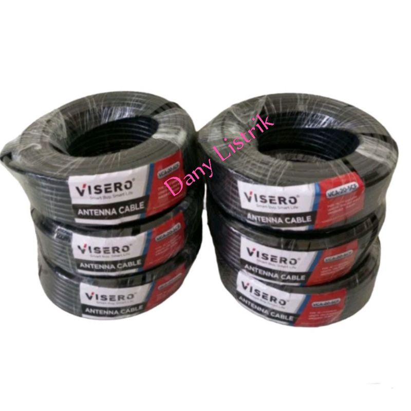 Jual Kabel Antena TV Digital Visero 20 meter | Shopee Indonesia