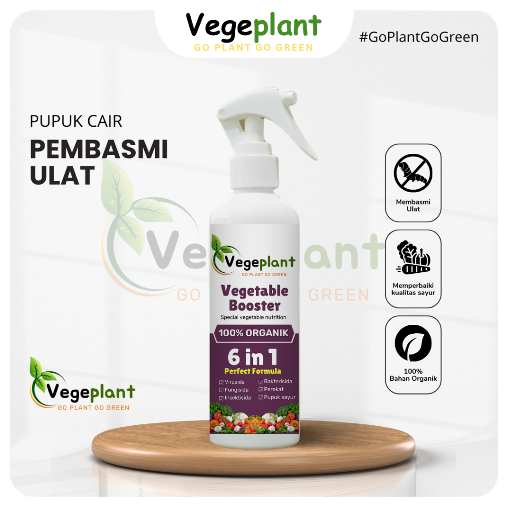 Jual Vegeplant Vegetable Booster Pupuk Sayur Anti Ulat Pembasmi Hama ...
