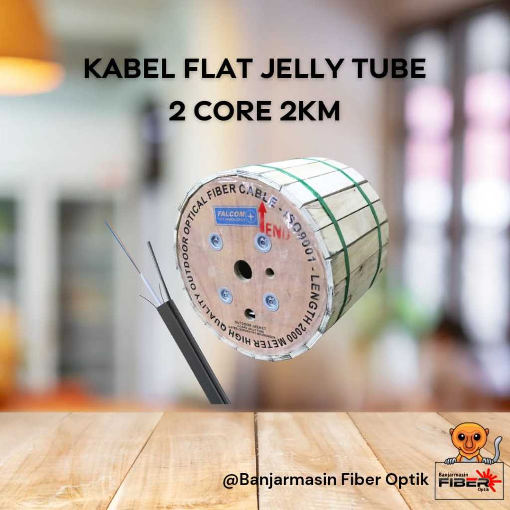 Jual FLAT JELLY TUBE 2 CORE 2KM | Shopee Indonesia