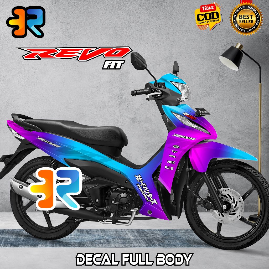 Jual Decal Revo Fit Stiker Full Body Variasi Desain Bunglon | Shopee ...