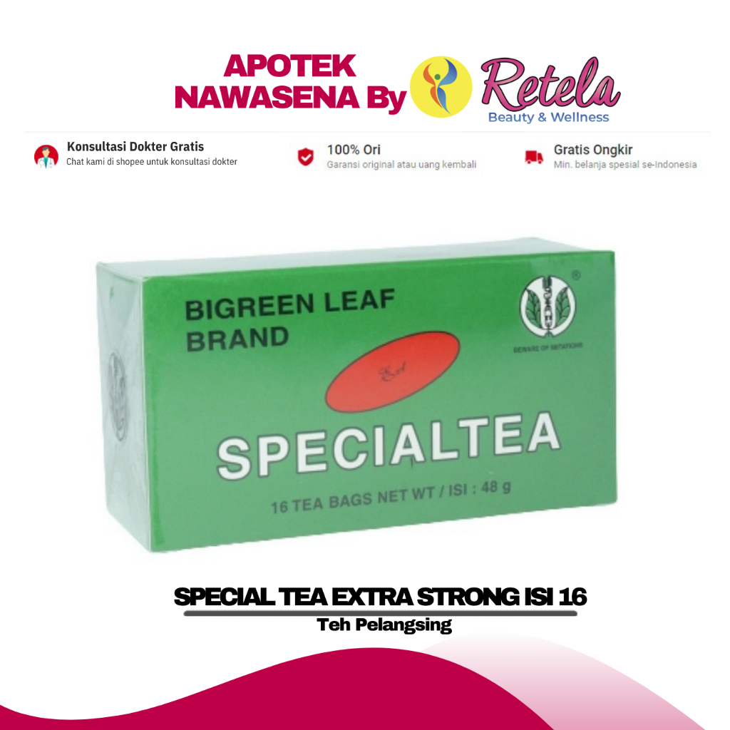 Jual SPECIAL TEA EXTRA STRONG 16 SACHET | Shopee Indonesia