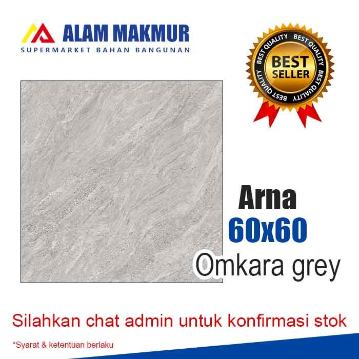 Jual Granit 60x60 Arna omkara grey | Shopee Indonesia