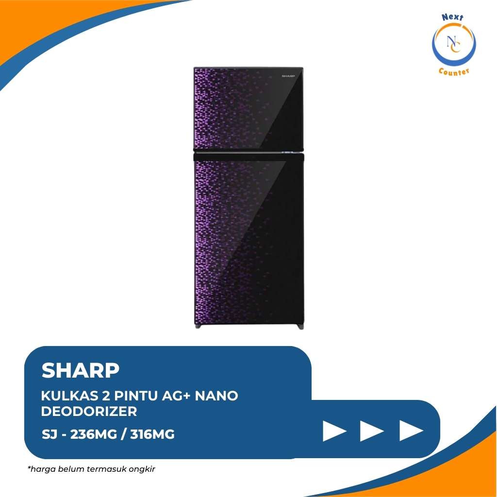 Jual SHARP KULKAS LEMARI ES PENDINGIN REFRIGERATOR FRIDGE SJ 236MG ...