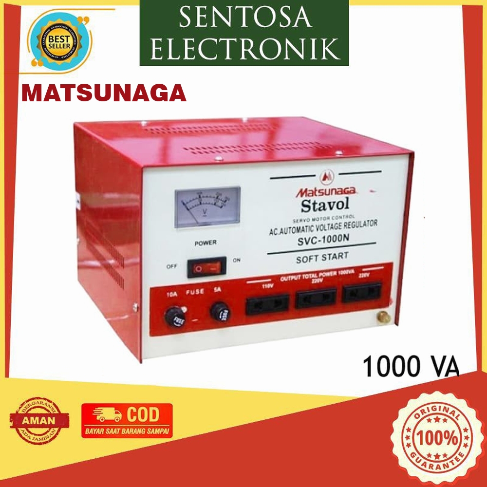 Jual MATSUNAGA Stavol Stabilizer 1000 Watt | Shopee Indonesia