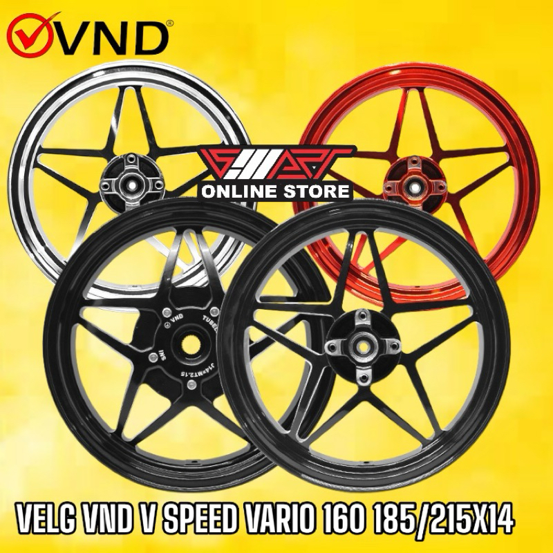 Jual VELG VND Racing V Speed V1 185x14 & 215x14 - Vario 160 CBS | Shopee Indonesia