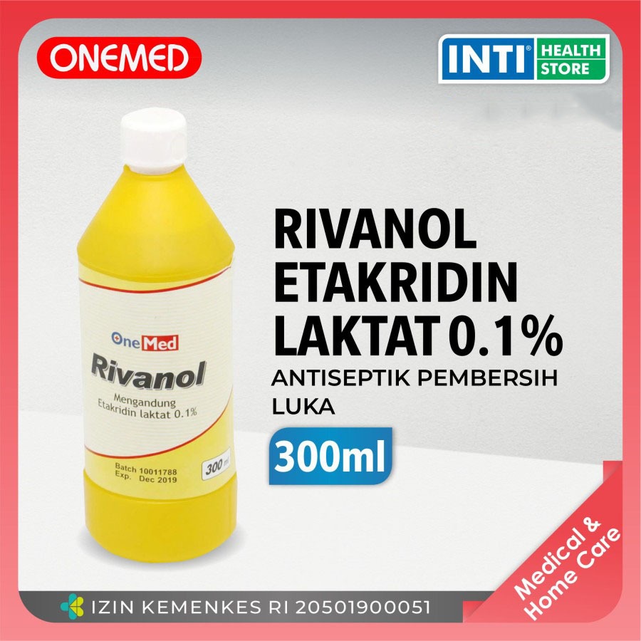Jual Onemed | Rivanol 300 ml | Antiseptik Pembersih Luka | Shopee Indonesia