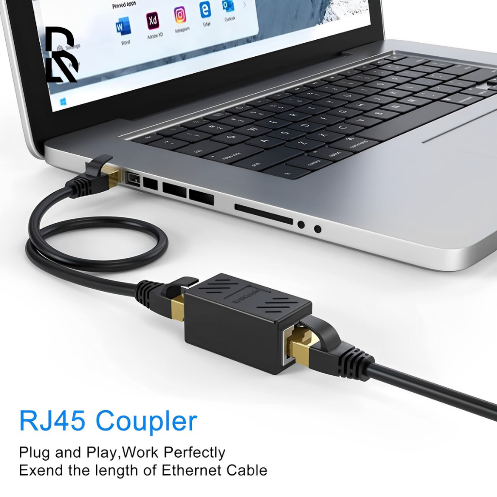 Jual Konektor RJ 45 Barrel UTP Sambungan Lan Adapter Extension ...