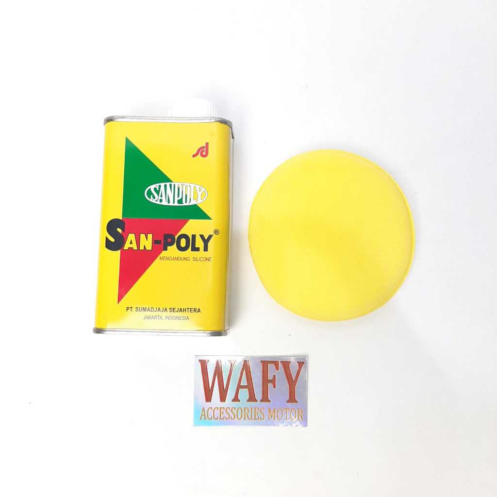 Jual Sanpoly + Busa Poles San Poly Polish 250 ml Pengkilap Body Mobil ...