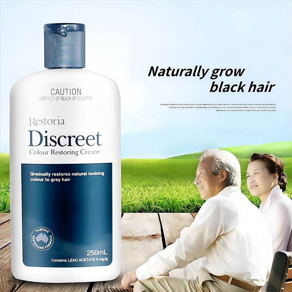 Jual Restoria Discreet Restoring Cream 250ML /Restoria Discreet Dark ...