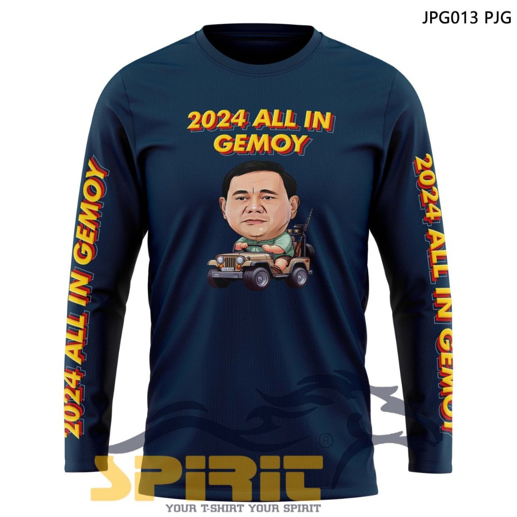 Jual Kaos ALL IN Prabowo 2024 Baju Kaos Gambar kartun Gemoy Capres ... Jual Kaos ALL IN Prabowo 2024 Baju Kaos Gambar kartun Gemoy Capres ...