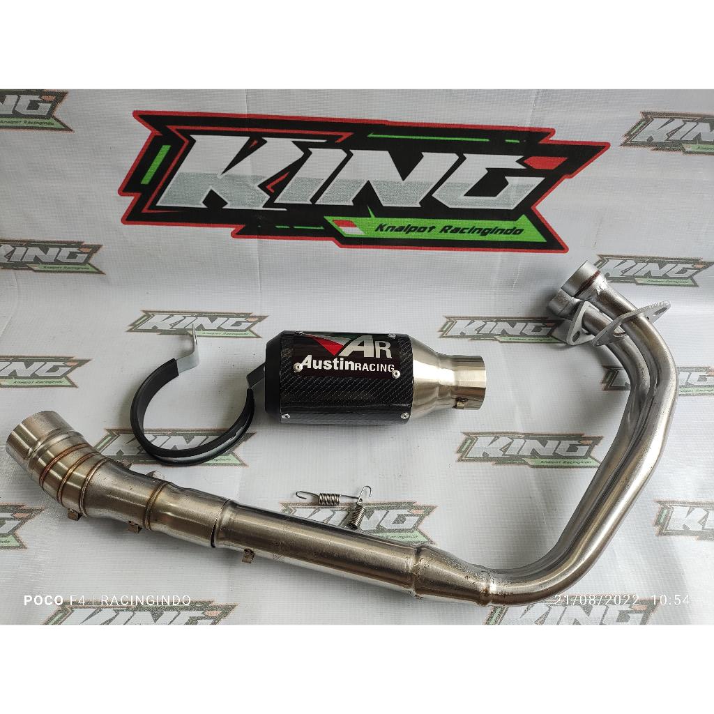 Jual knalpot racing austin new kolong underbely yamaha r25 mt 25 ninja ...
