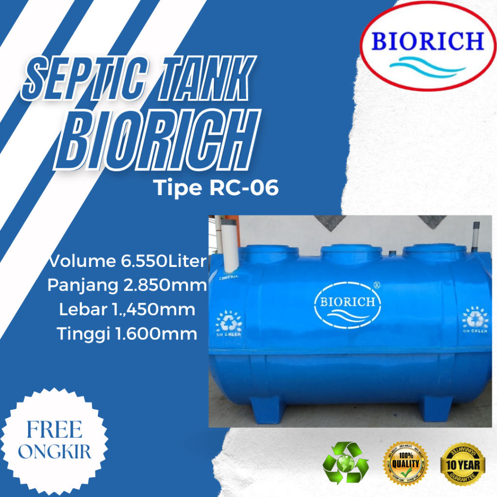 Jual Septic Tank BIORICH - RC 06 Kualitas Tinggi biotech biofill ...