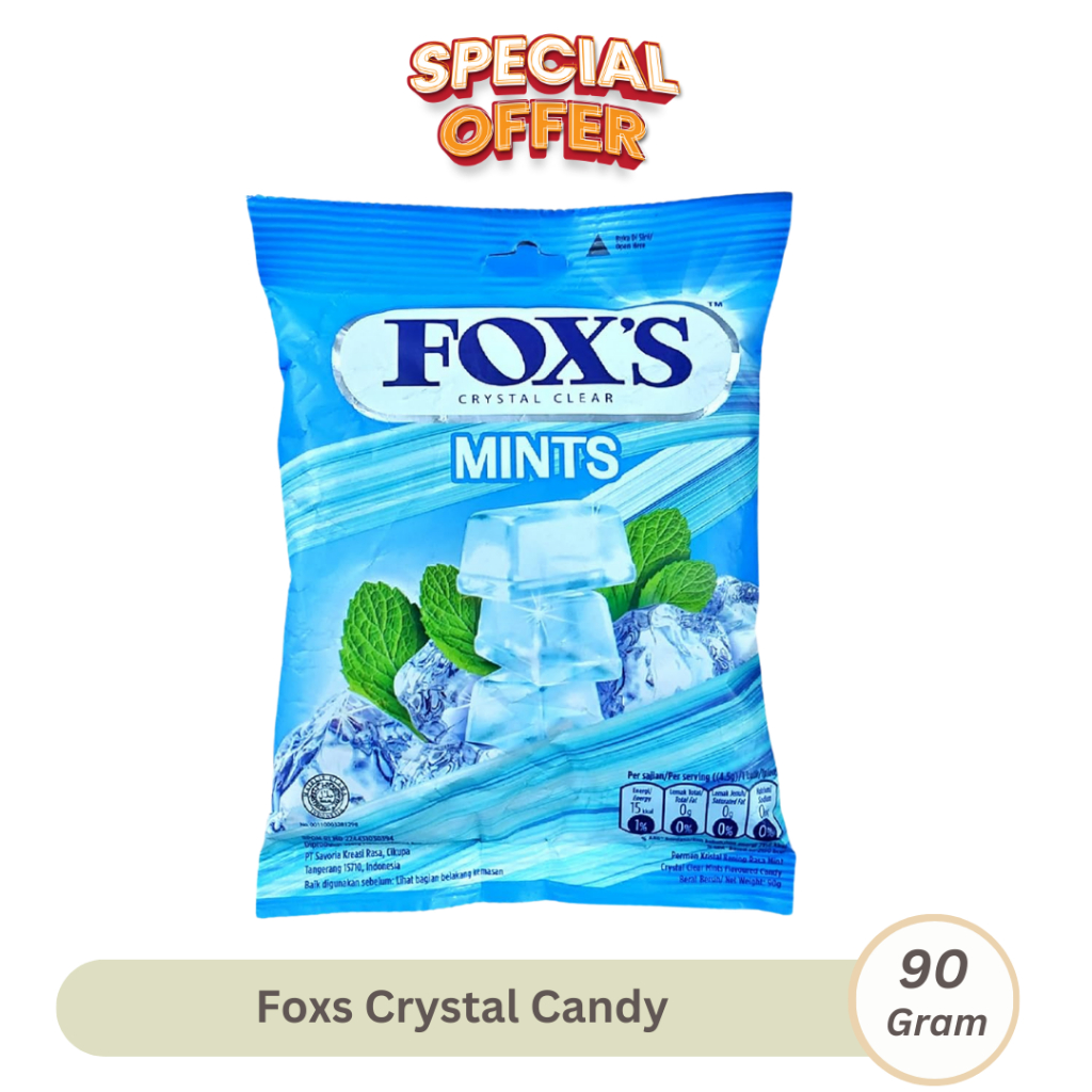 Jual Foxs Crystal Candy 90gr Kristal Permen Fox's Berbagai Rasa Buah ...