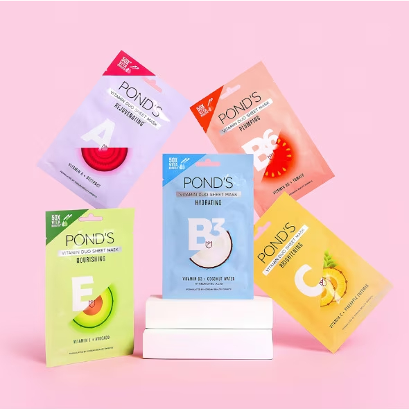 Jual Multipack Isi 5 Pcs - Ponds Vitamin Duo Sheet Mask Masker Wajah ...