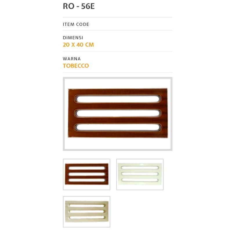 Jual TRISENSA ROSTER KERAMIK 20X40 56E (HORIZONTAL) | LOSTER KERAMIK ...
