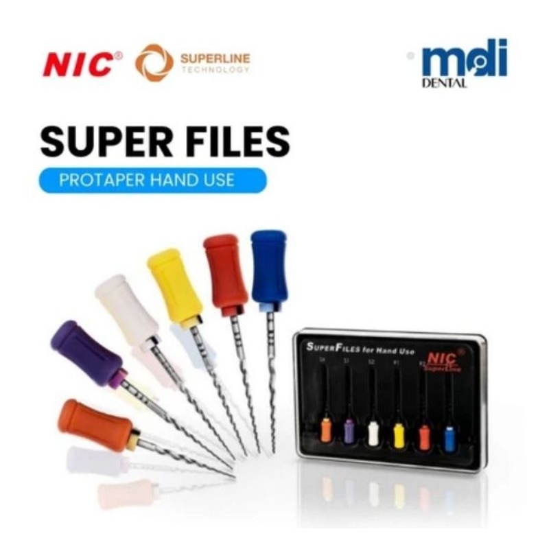 Jual Dental Super Files Handuse Files Endodontic Niti Files NIC 21 mm ...