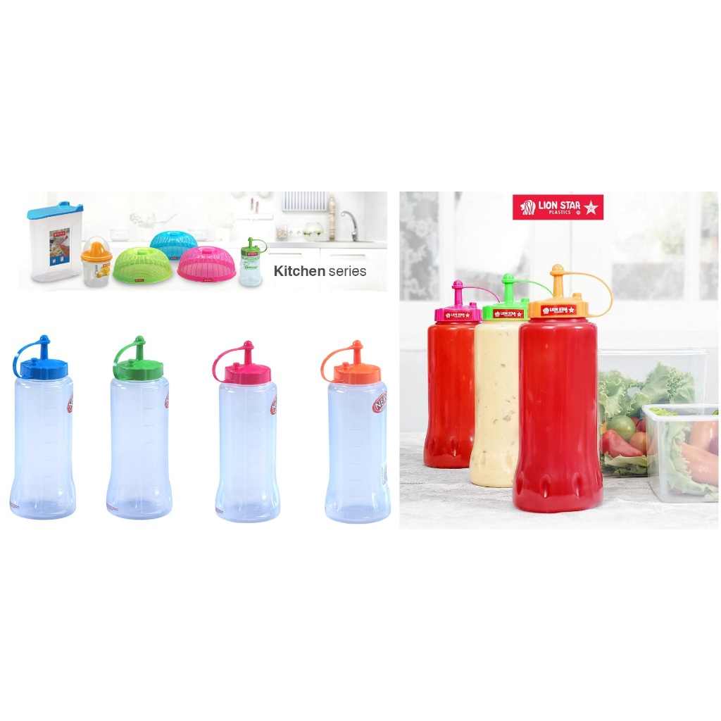 Jual TS-52 Bistro Sauce Keeper 800 ml Botol Saos Lion Star | Shopee ...