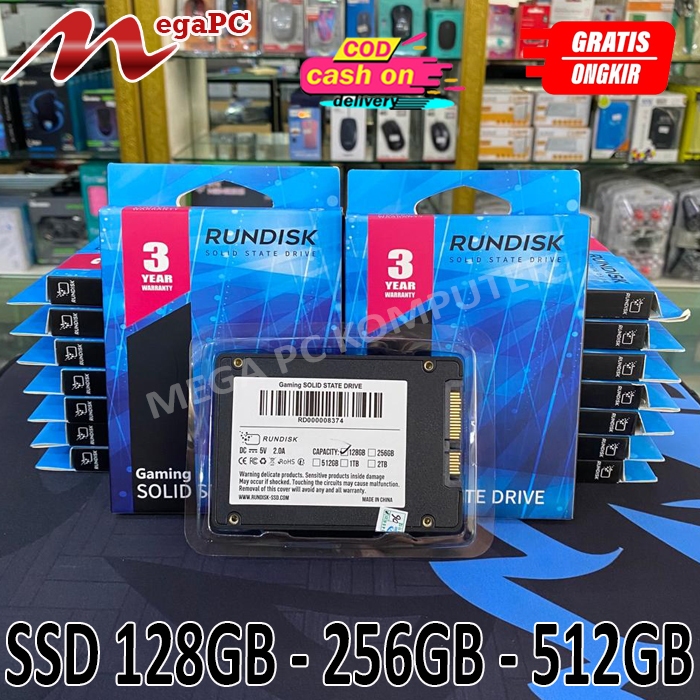 Jual SSD 128GB - 256GB - 512GB Rundisk SATA III Garansi 3 Tahun ...