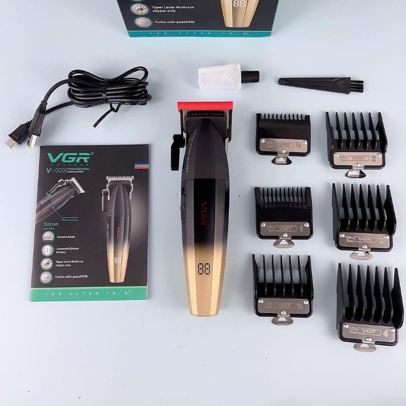 Jual Mesin cukur VGR V-003 clipper 9000rpm power terbaik clipper racing ...