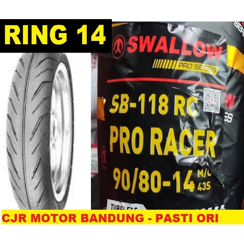 Jual BAN RACING 90/80 ring 14 SWALLOW PRO RACER MOTOR MATIC VARIO BEAT ...